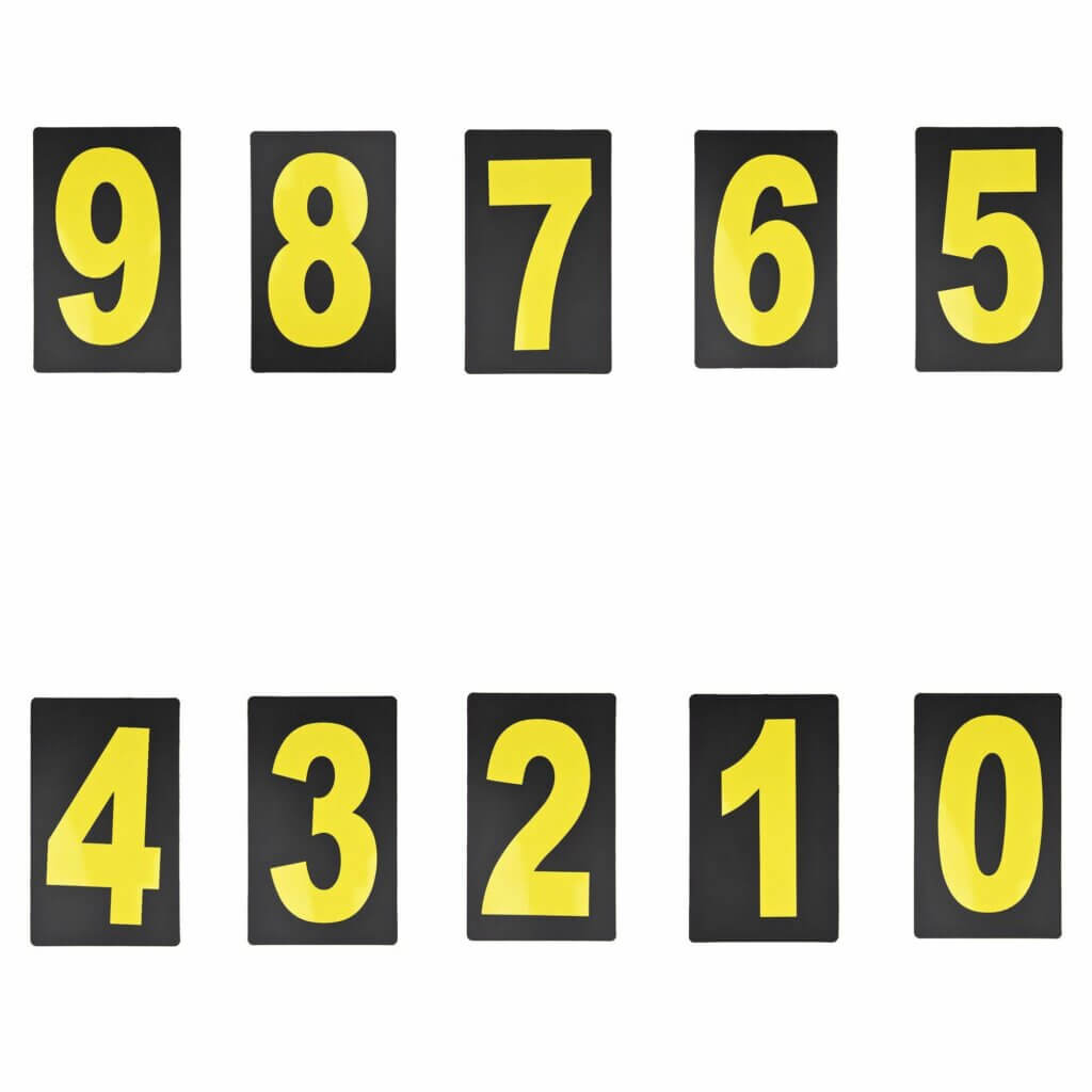 Aluminium Racing Pit Board Frame - Numbers & Letters - A16